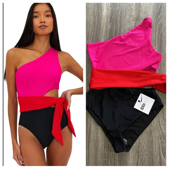 Beach Riot | Swim | New Beach Riot Carly Ribbed Cut Out One Piece ...